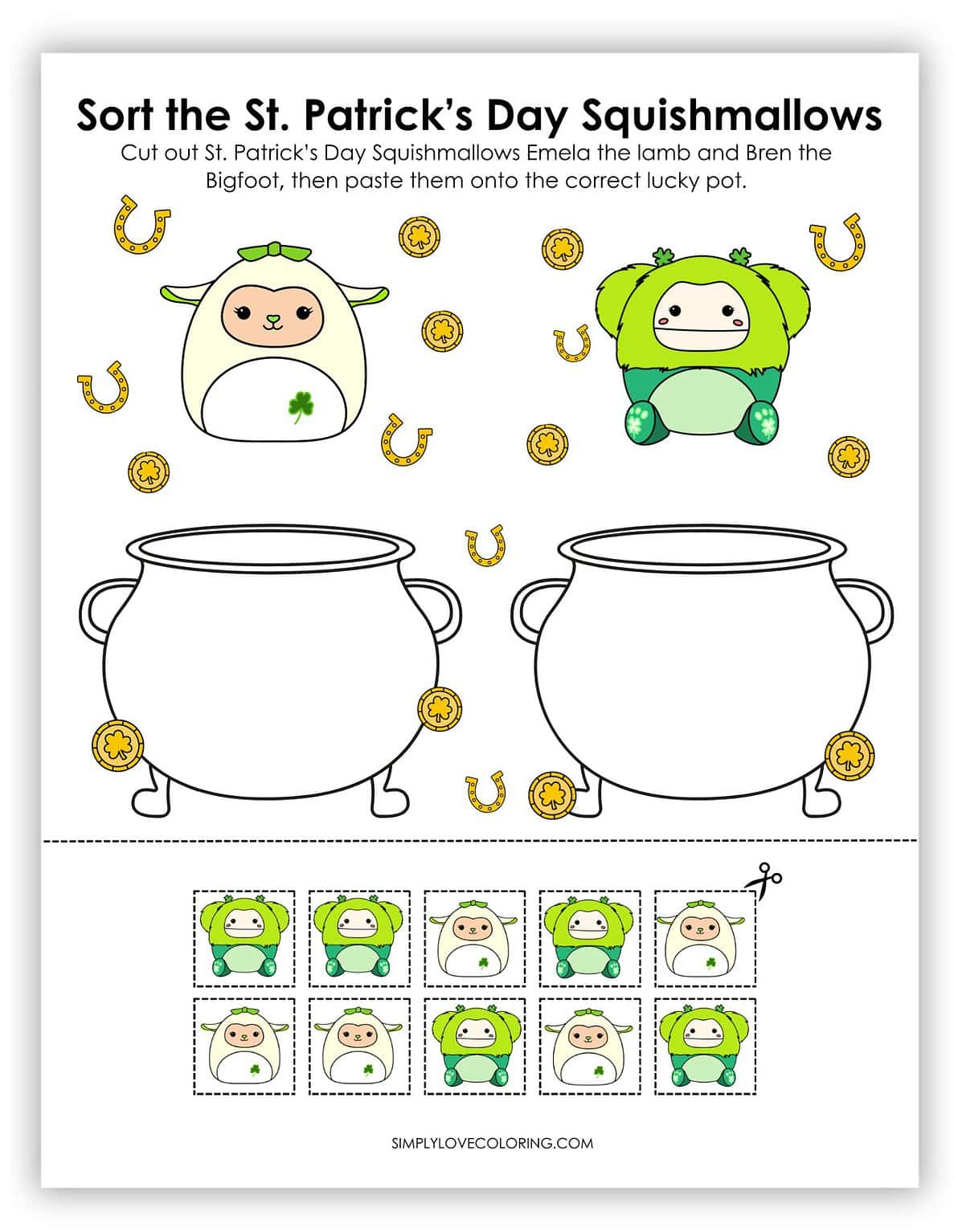 19 Squishmallow Emela the Lamb St. Patrick's Day Activities (Free PDF ...