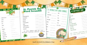 6 St. Patrick's Day Word Scramble Activities (Free PDF Printables ...