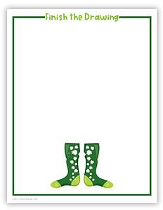 13 St. Patrick's Day Finish the Drawing (Free PDF Printables) - Simply ...