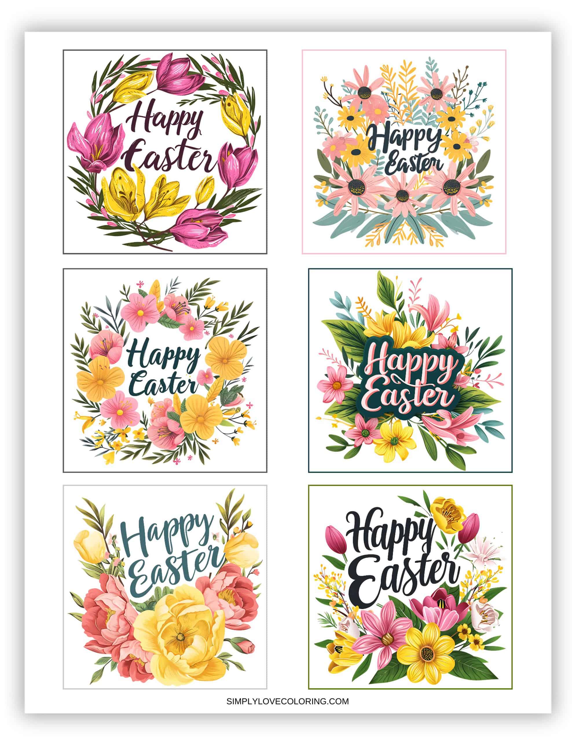 154 Printable Easter Basket Tags (Free PDF Printables) - Simply Love ...