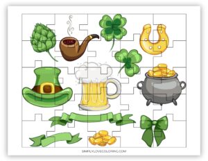 St. Patrick's Day Jigsaw Puzzle Printable (Free PDF Downloads) - Simply ...