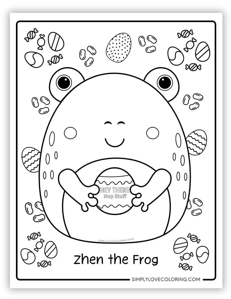 27 Easter Squishmallow Coloring Pages (Free PDF Printables) - Simply ...