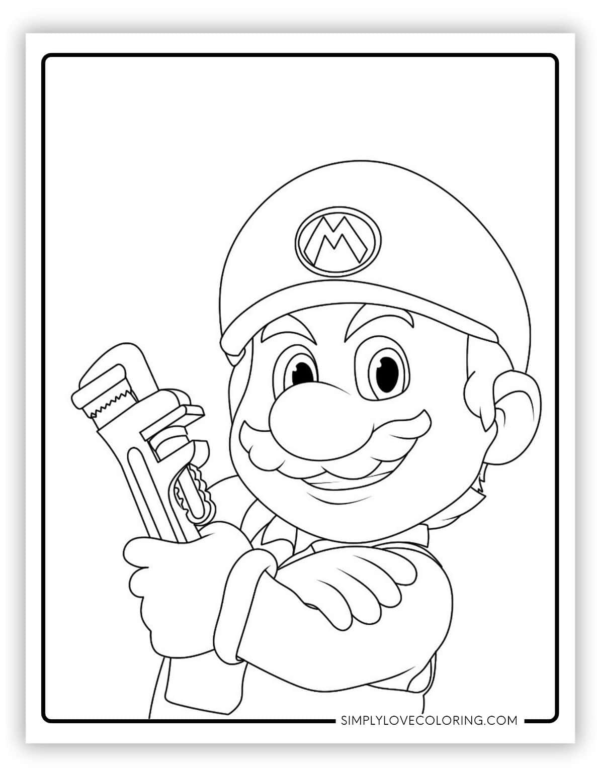 62 Mario Coloring Pages (Free PDF Printables) - Simply Love Coloring
