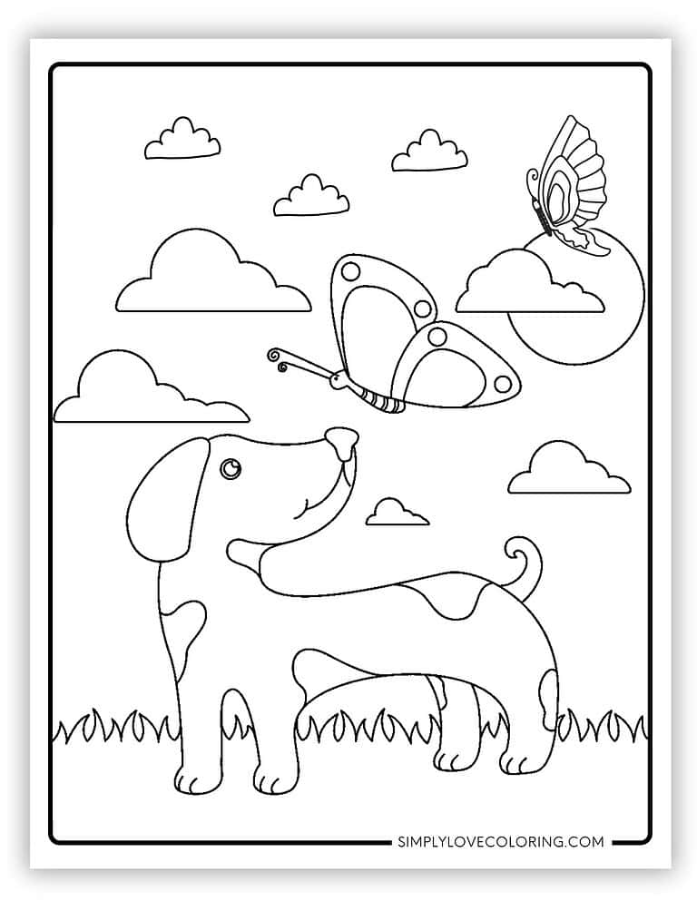 24 Cute Butterfly Coloring Pages (Free PDF Printables) - Simply Love ...