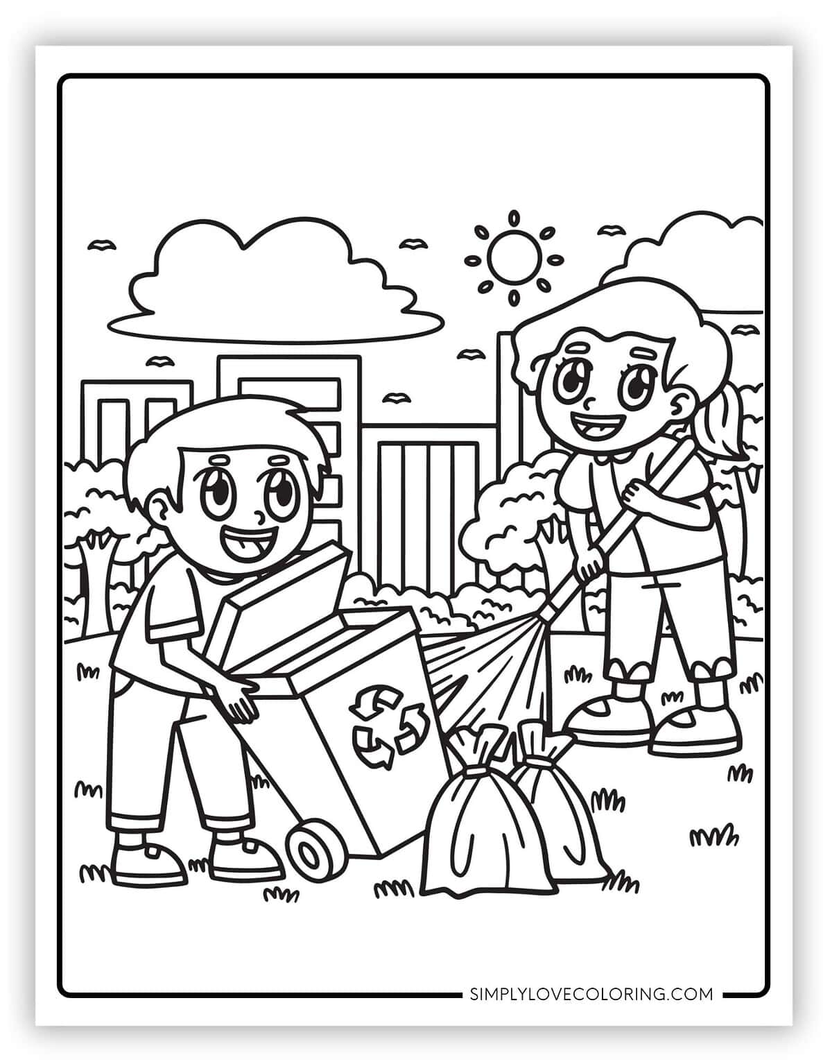 17 Earth Day Coloring Pages (Free PDF Printables) - Simply Love Coloring