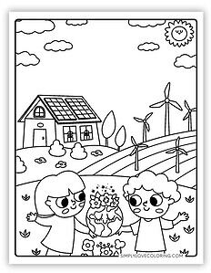 17 Earth Day Coloring Pages (Free PDF Printables) - Simply Love Coloring