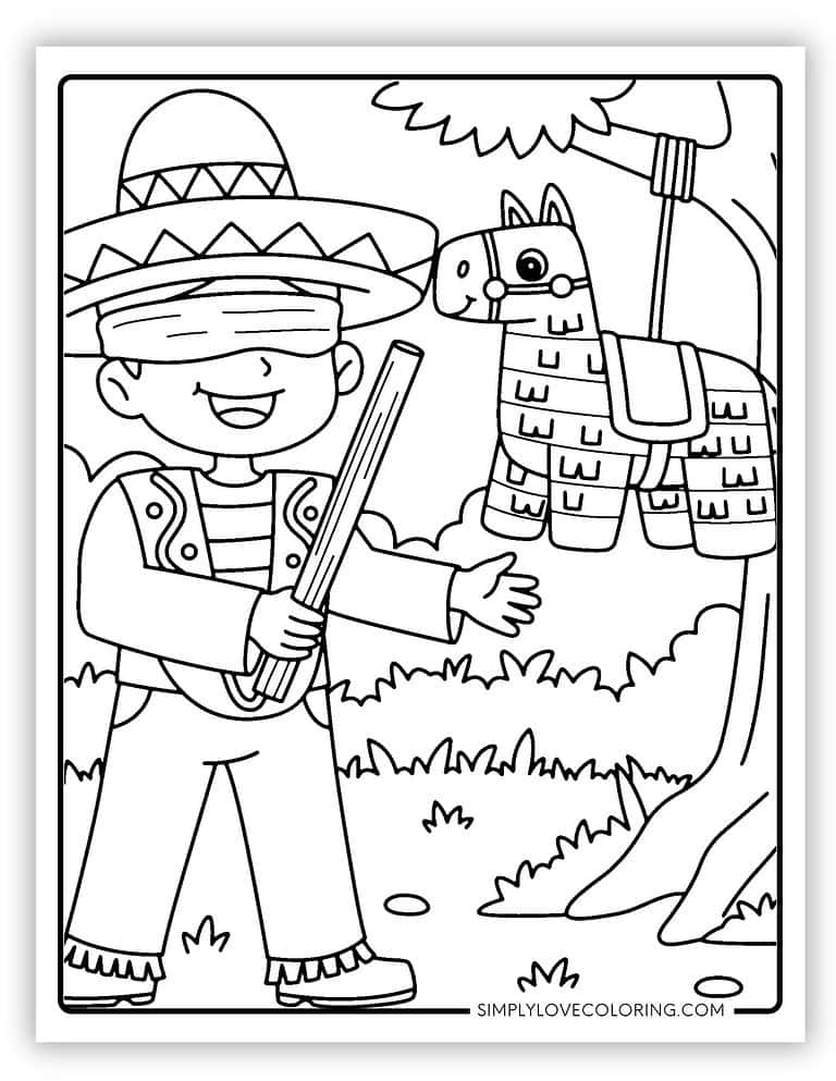 19 Fun Cinco de Mayo Coloring Pages (Free PDF Printables) - Simply Love ...