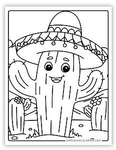 19 Fun Cinco de Mayo Coloring Pages (Free PDF Printables) - Simply Love ...