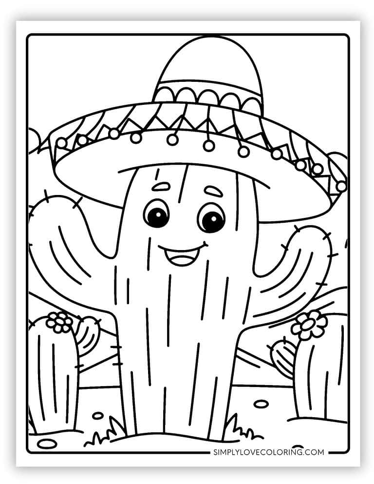 19 Fun Cinco de Mayo Coloring Pages (Free PDF Printables) - Simply Love ...