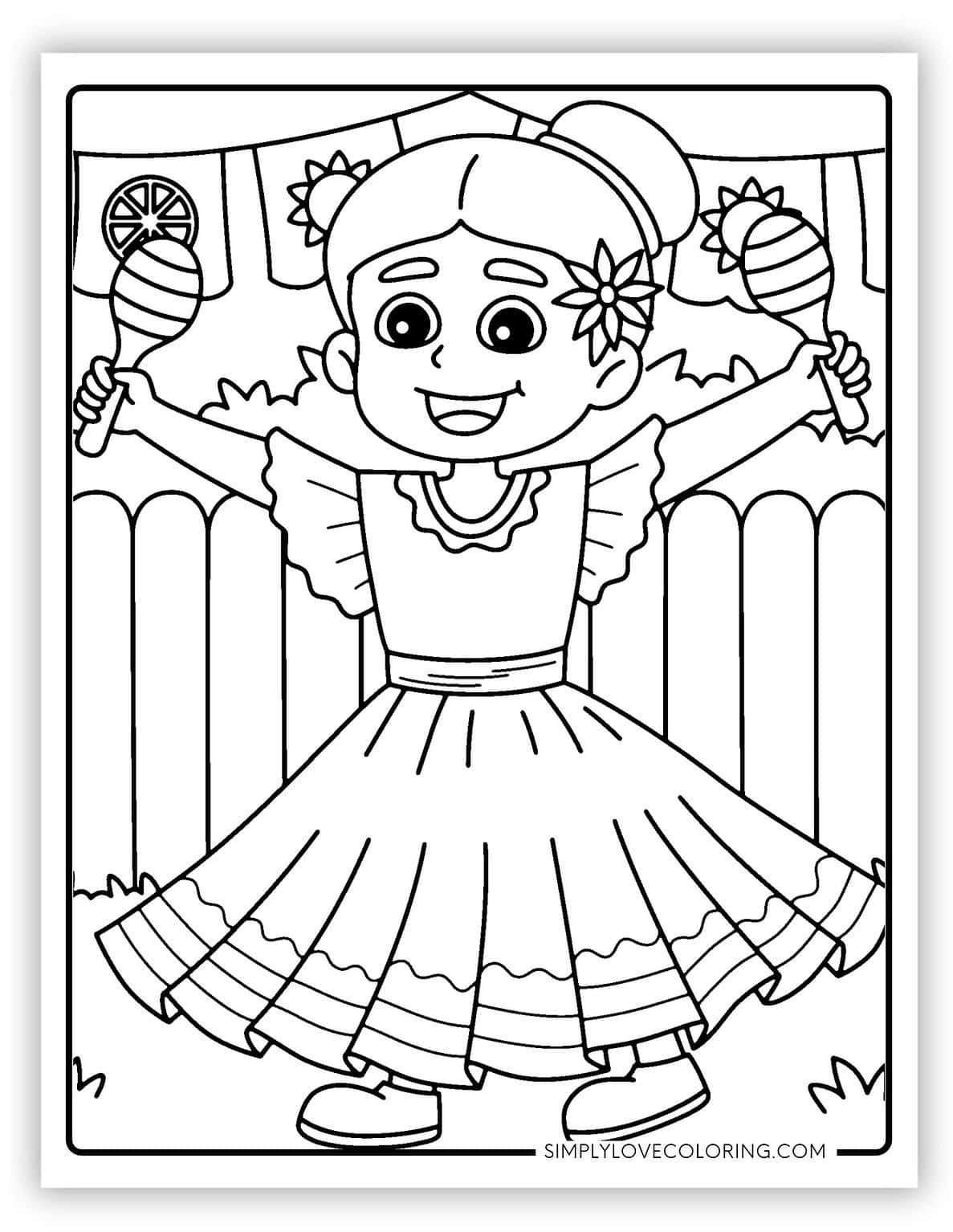 19 Fun Cinco de Mayo Coloring Pages (Free PDF Printables) - Simply Love ...