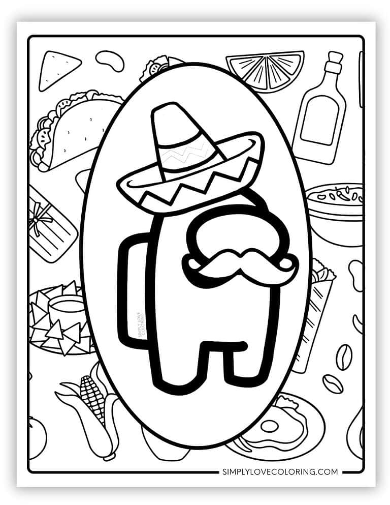 Among Us Coloring Pages (Free PDF Printables) - Simply Love Coloring