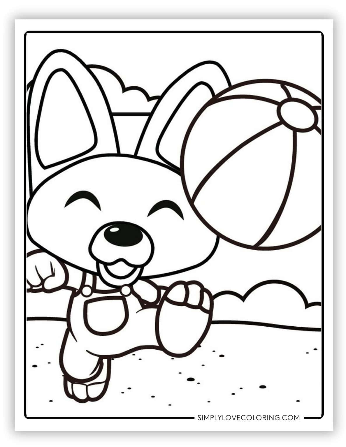 Fun Beach Ball Coloring Pages (Free PDF Printables) - Simply Love Coloring