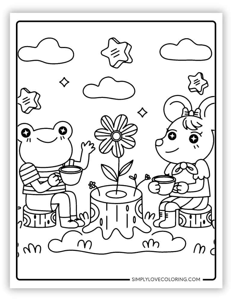 42 Cute Coloring Pages (Free PDF Printables) - Simply Love Coloring