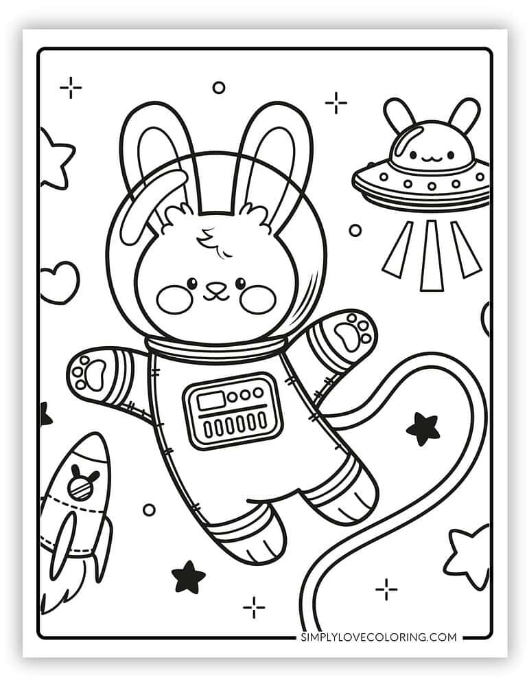 42 Cute Coloring Pages (Free PDF Printables) - Simply Love Coloring