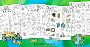 Earth Day Bingo (Free PDF Printables) - Simply Love Coloring