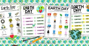 Earth Day Scavenger Hunt (Free PDF Printables) - Simply Love Coloring