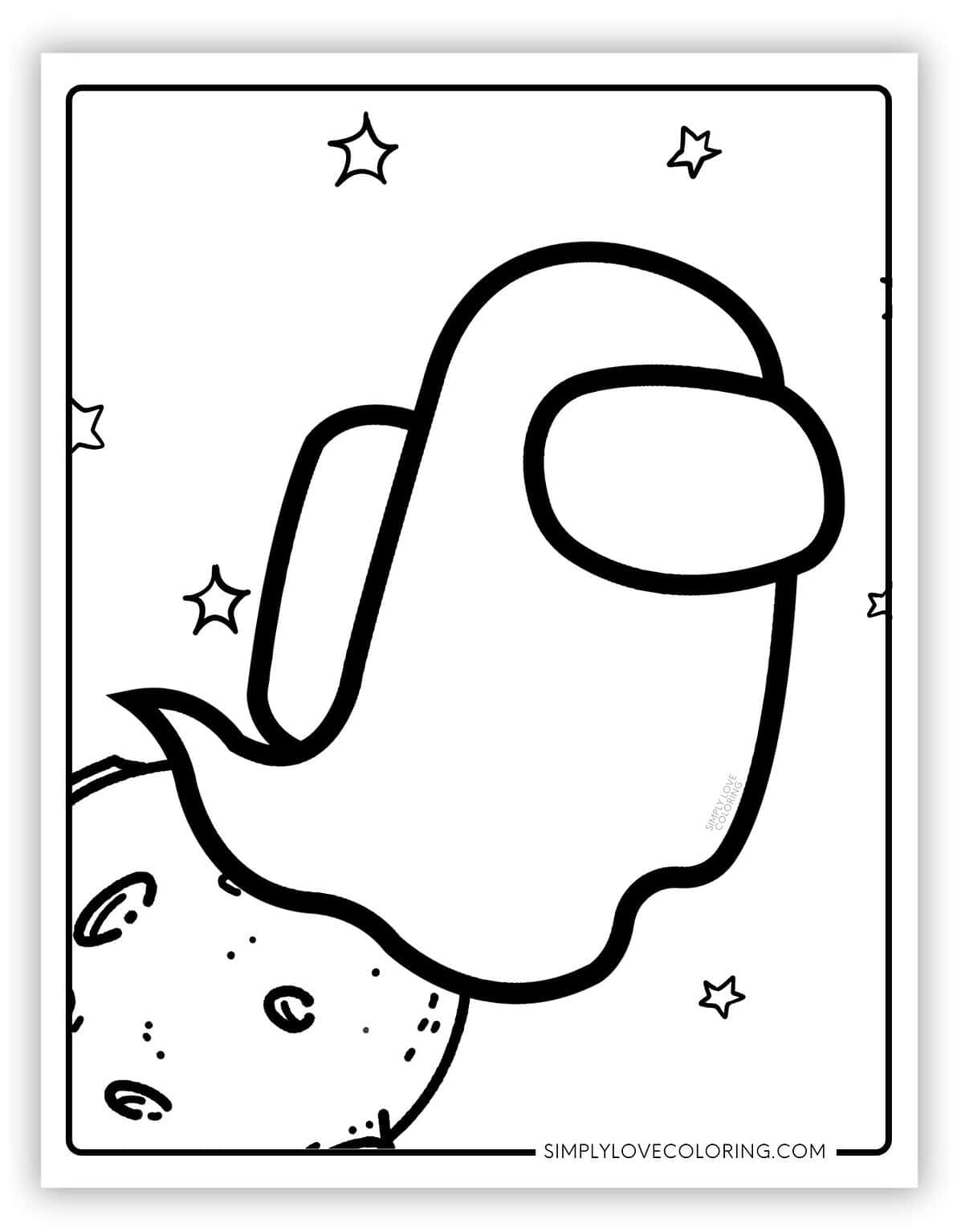 Among Us Coloring Pages (Free PDF Printables) - Simply Love Coloring