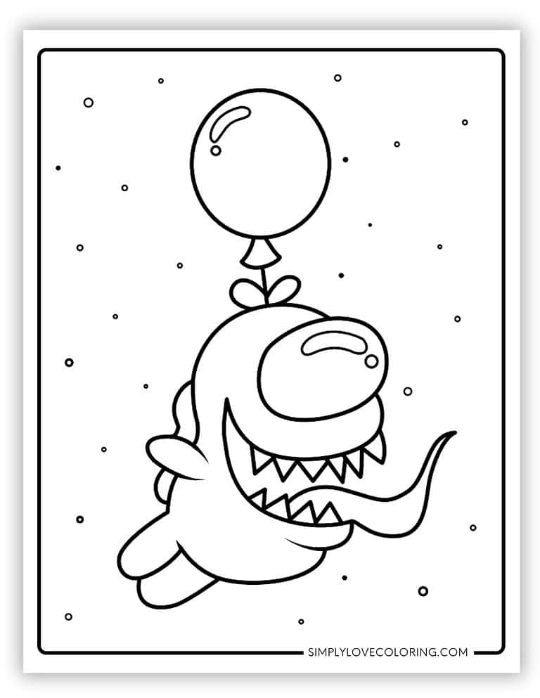 Among Us Coloring Pages (Free PDF Printables) - Simply Love Coloring