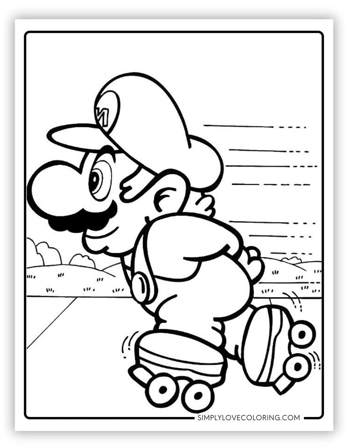 62 Mario Coloring Pages (Free PDF Printables) - Simply Love Coloring