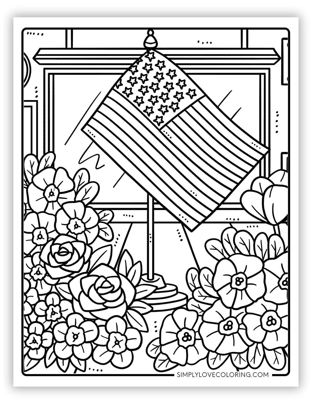 Memorial Day Coloring Pages (Free PDF Printables) - Simply Love Coloring