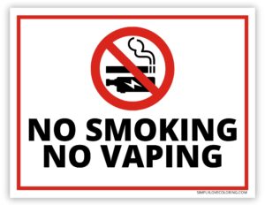 No Smoking Sign Printable (Free PDF Downloads) - Simply Love Coloring