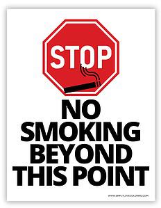 No Smoking Sign Printable (Free PDF Downloads) - Simply Love Coloring
