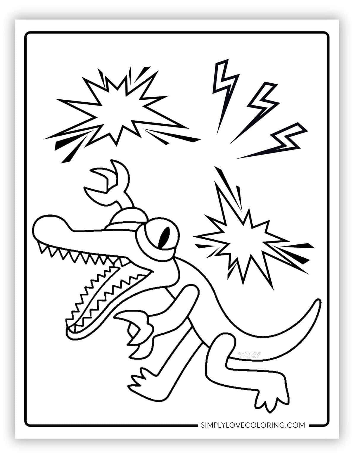 24 Rainbow Friends Coloring Pages (Free PDF Printables) - Simply Love ...