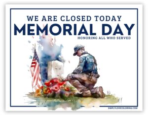 Printable Sign Closed Memorial Day (Free PDF Downloads) - Simply Love ...