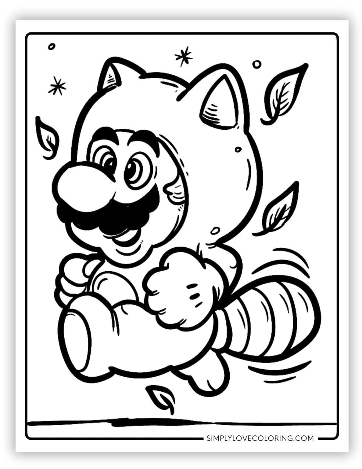 62 Mario Coloring Pages (Free PDF Printables) - Simply Love Coloring
