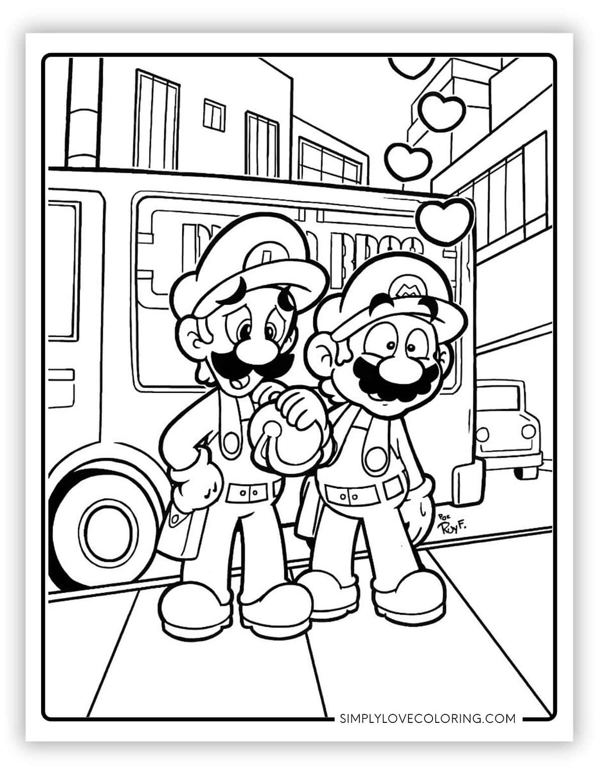 62 Mario Coloring Pages (Free PDF Printables) - Simply Love Coloring