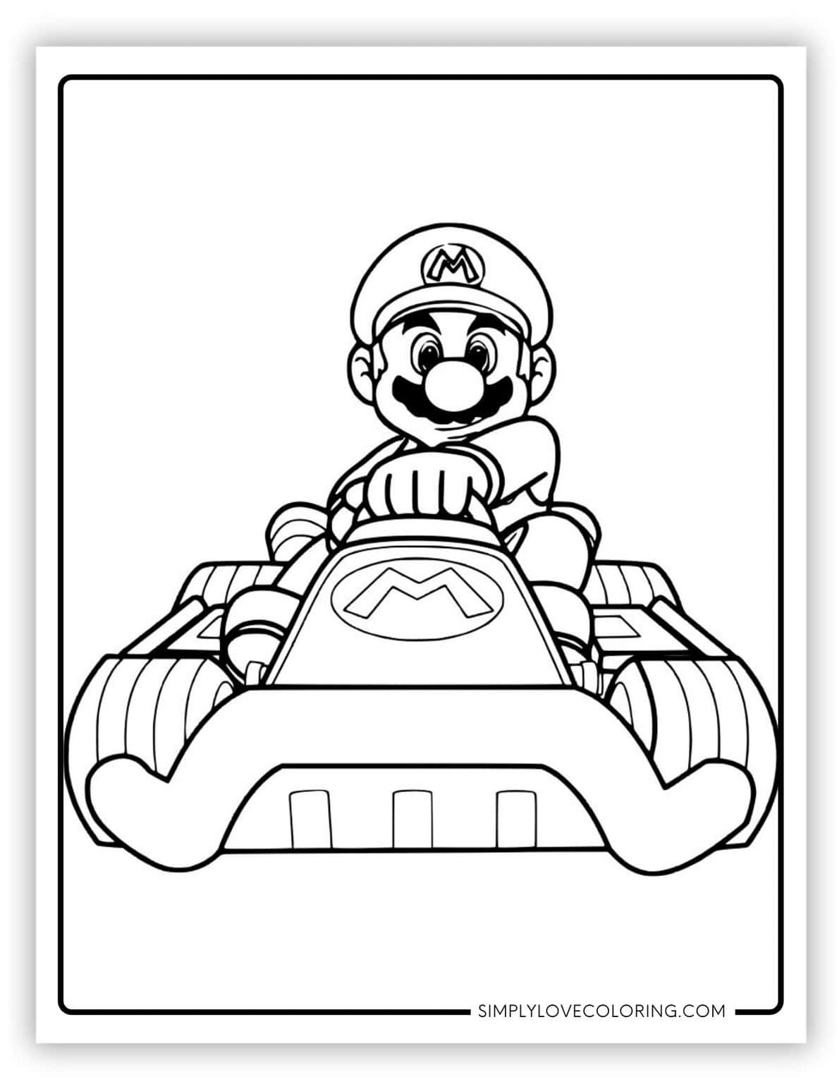 62 Mario Coloring Pages (Free PDF Printables) - Simply Love Coloring