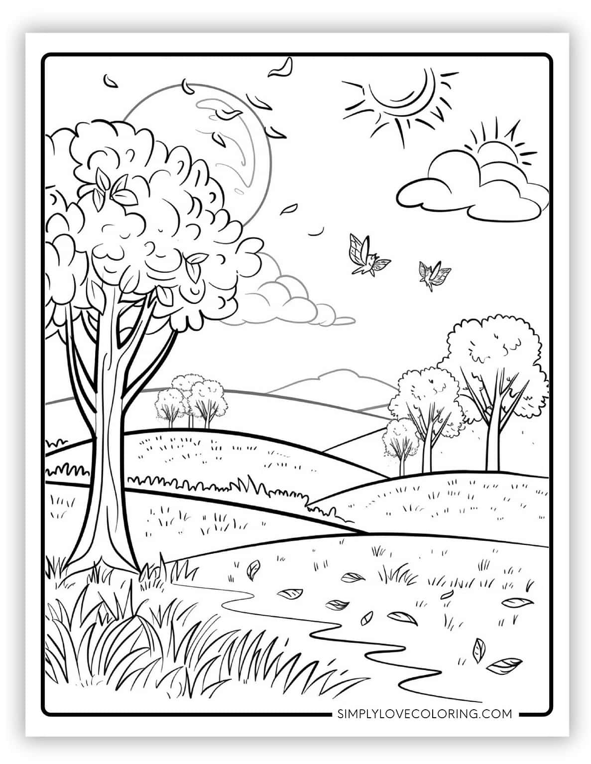 14 Spring Coloring Pages for Adults (Free PDF Printables) - Simply Love ...