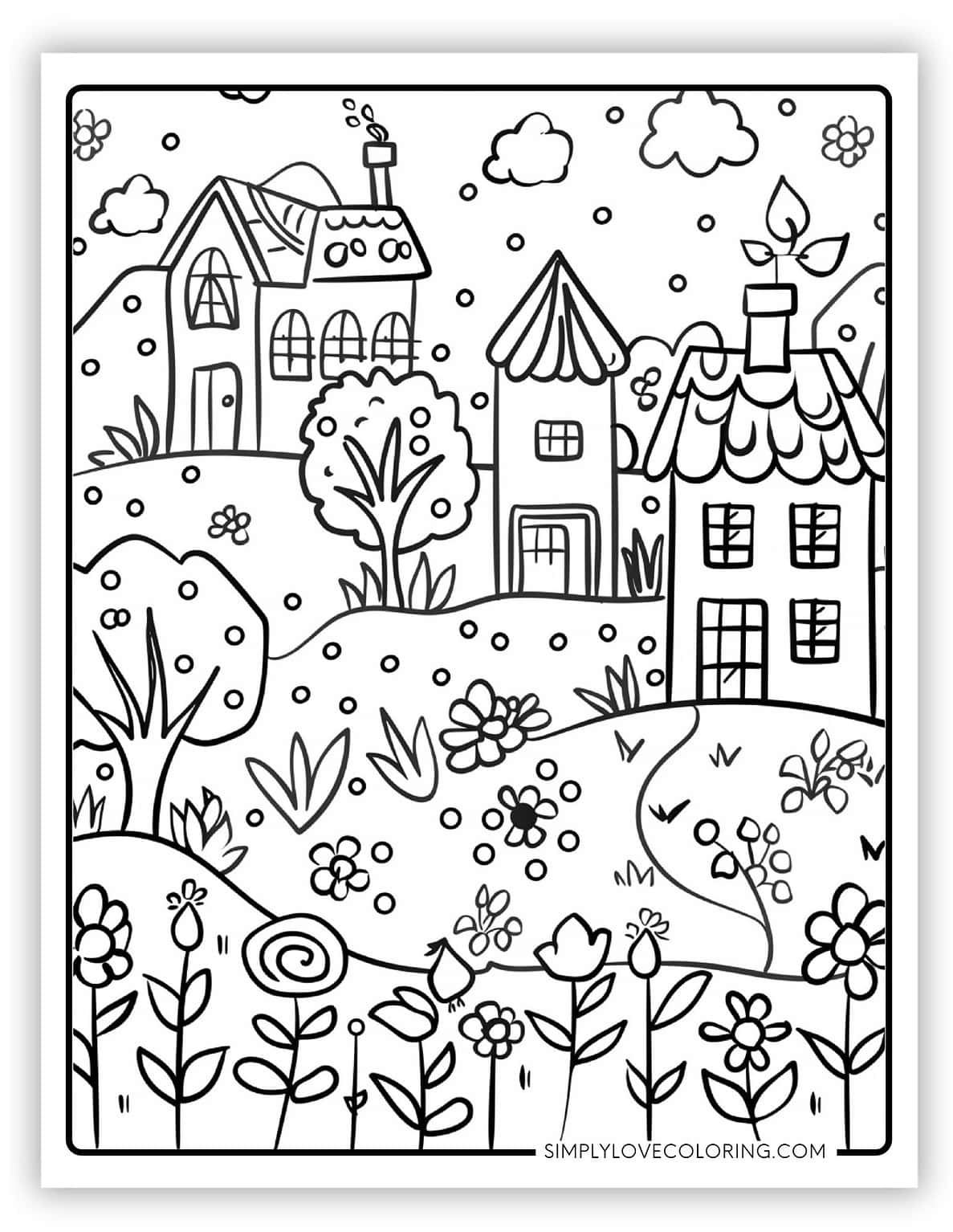 14 Spring Coloring Pages for Adults (Free PDF Printables) - Simply Love ...