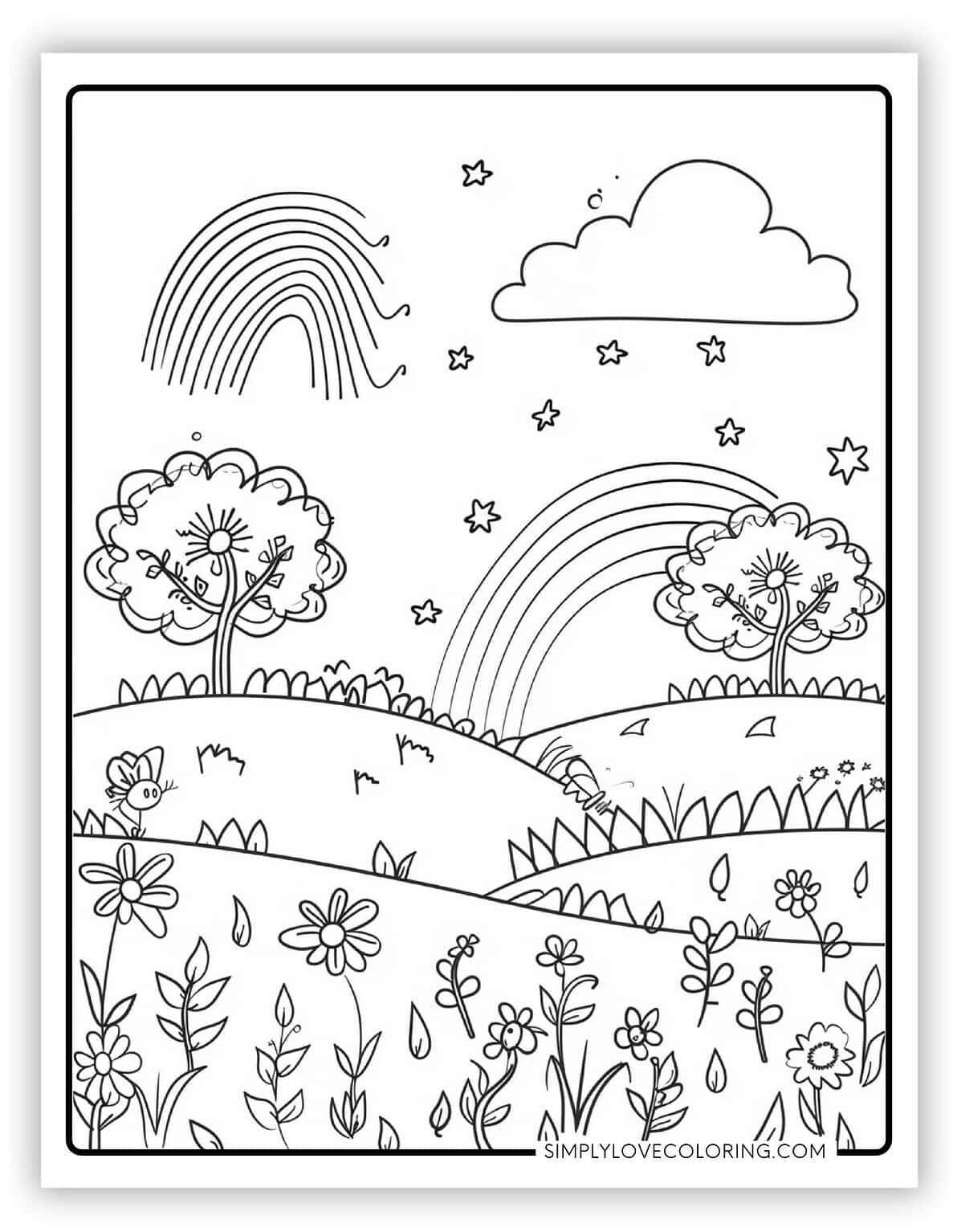 14 Spring Coloring Pages for Adults (Free PDF Printables) - Simply Love ...