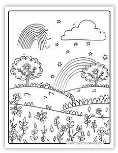 14 Spring Coloring Pages for Adults (Free PDF Printables) - Simply Love ...