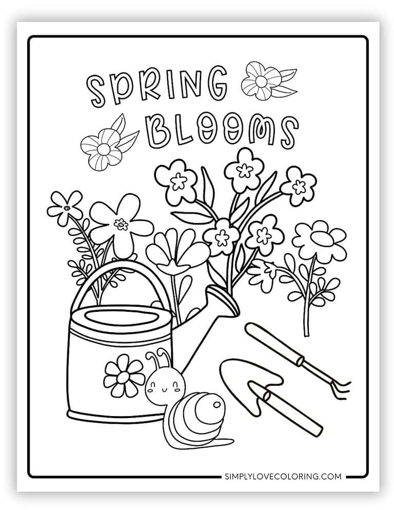 15 Spring Quotes Coloring Pages (Free PDF Printables) - Simply Love ...
