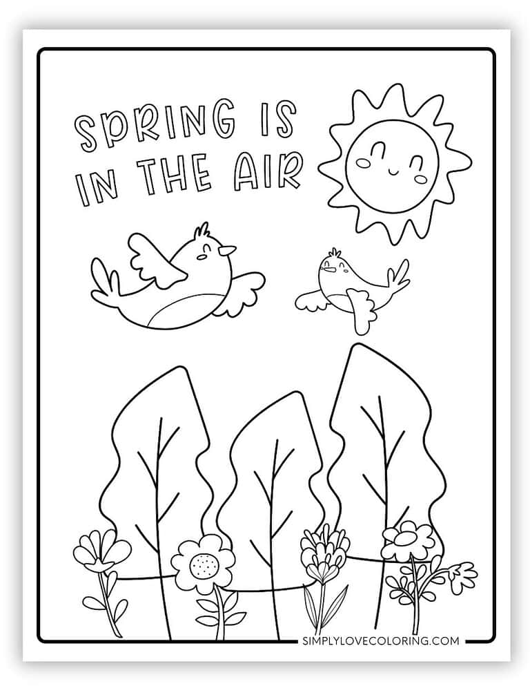 15 Spring Quotes Coloring Pages (Free PDF Printables) - Simply Love ...