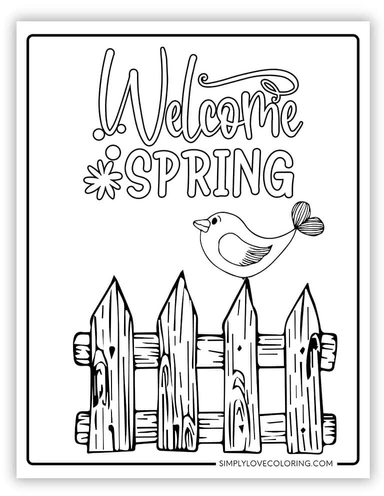 15 Spring Quotes Coloring Pages (Free PDF Printables) - Simply Love ...