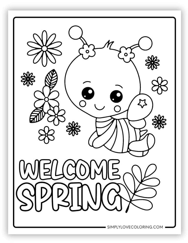 15 Spring Quotes Coloring Pages (Free PDF Printables) - Simply Love ...