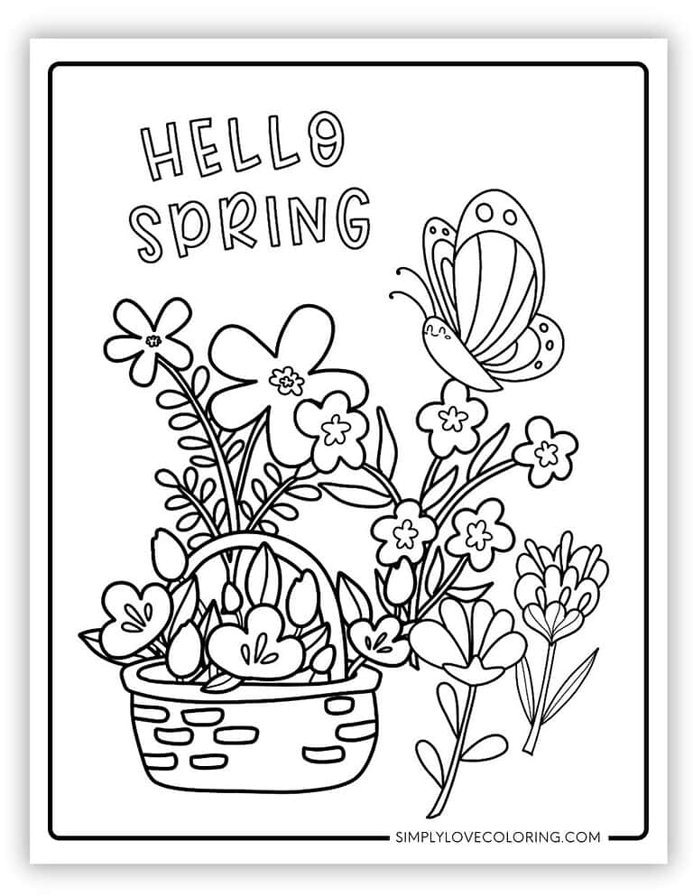15 Spring Quotes Coloring Pages (Free PDF Printables) - Simply Love ...