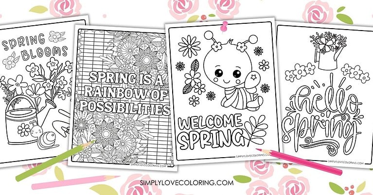 15 Spring Quotes Coloring Pages (Free PDF Printables) - Simply Love ...