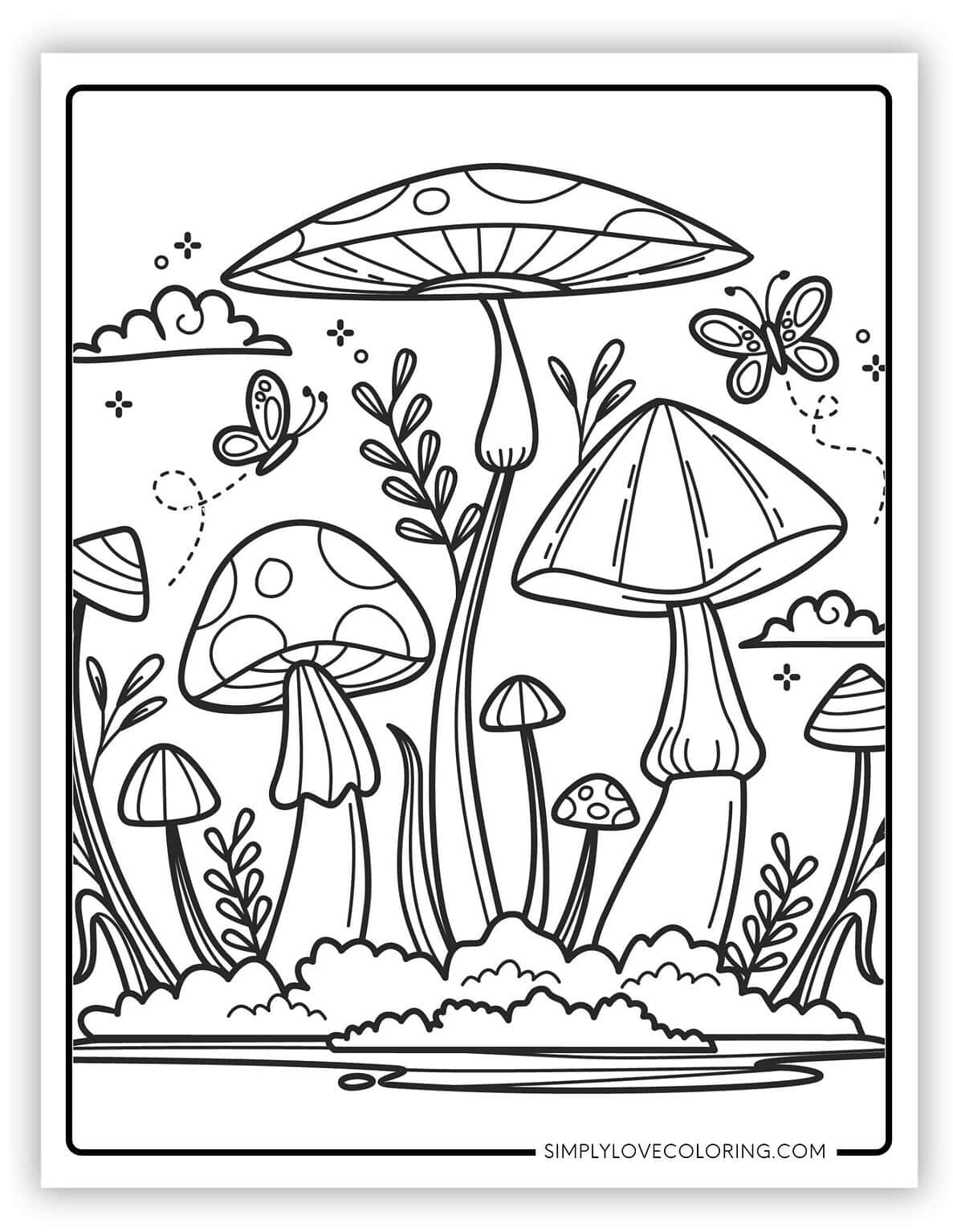 24 Cute Butterfly Coloring Pages (Free PDF Printables) - Simply Love ...