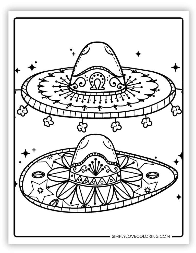 19 Fun Cinco de Mayo Coloring Pages (Free PDF Printables) - Simply Love ...
