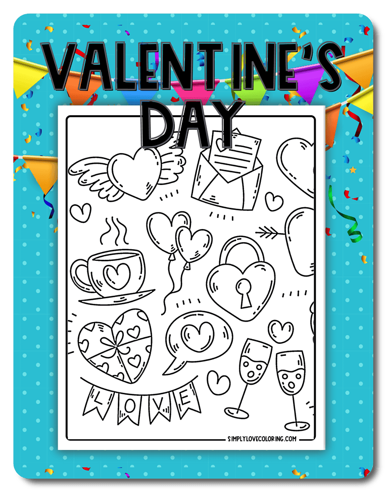 1456 Holiday Category Coloring Pages (Free PDF Printables) - Simply ...