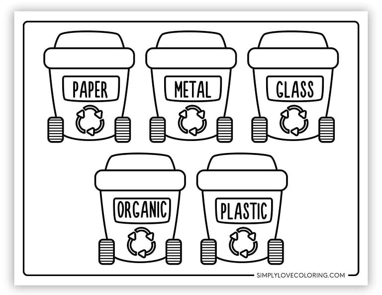 17 Earth Day Coloring Pages (Free PDF Printables) - Simply Love Coloring