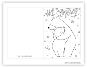 Mother's Day Cards to Color (Free PDF Printables) - Simply Love Coloring