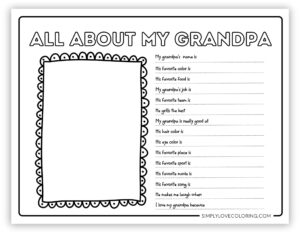 All About My Dad Coloring Pages (Free PDF Printables) - Simply Love ...
