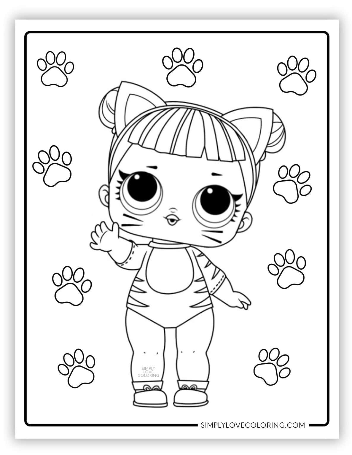 32 Fun LOL Surprise Coloring Pages (Free PDF Printables) - Simply Love ...