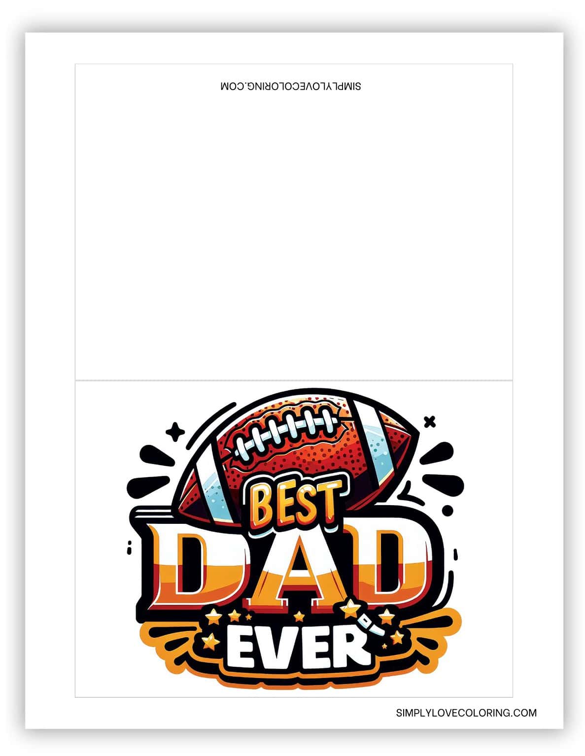 Printable Father's Day Cards (Free PDF Downloads) - Simply Love Coloring