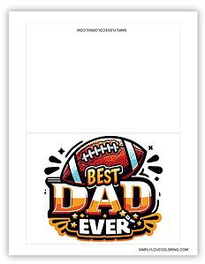 Printable Father's Day Cards (Free PDF Downloads) - Simply Love Coloring